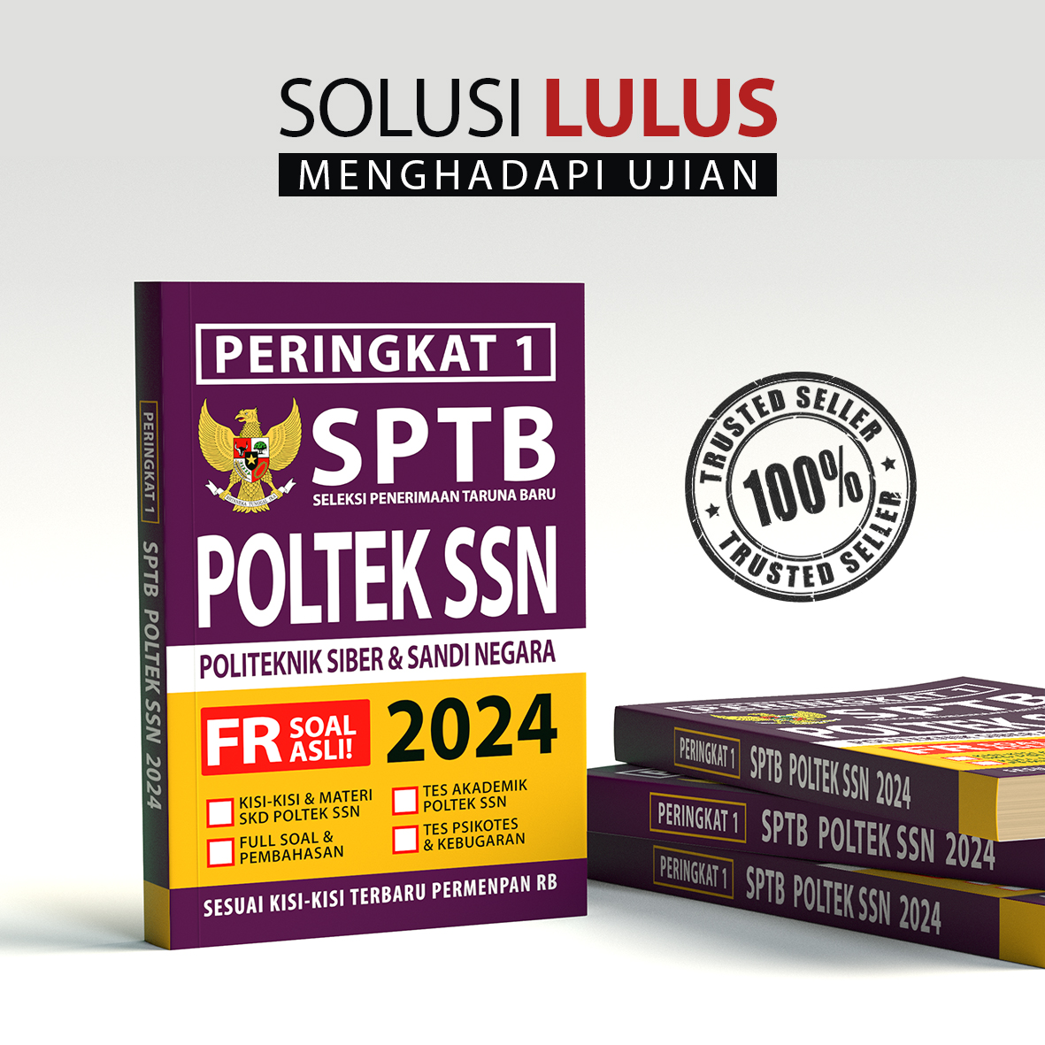 BUKU SPTB POLTEK SSN 2024 - BUKU KEDINASAN 2024 - SOAL UJIAN POLITEKNIK ...