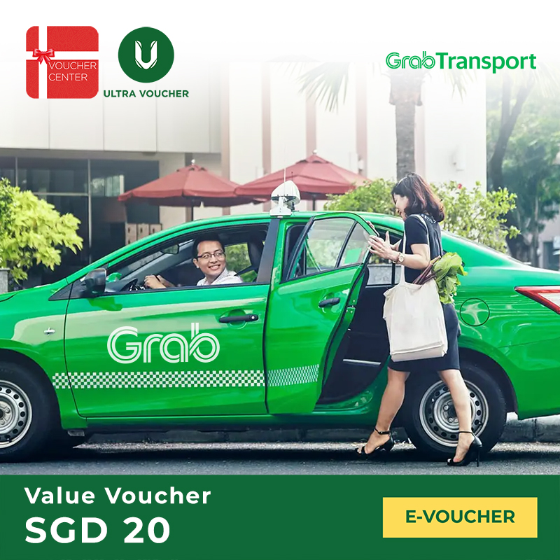 Voucher Digital Grab Transport SINGAPORE SGD 20 - Voucher Value ...