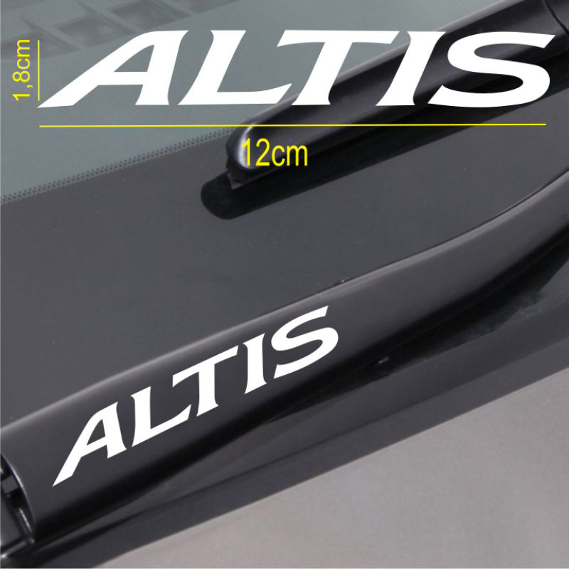 Stiker Wiper Mobil Toyota Corolla Altis - Car Decal Sticker | Lazada ...