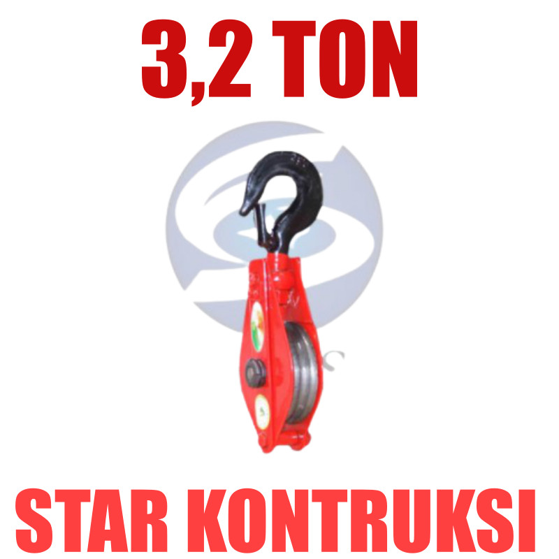 SINGLE WHEEL PULLEY 1 TON / KATROL 3,2 TON | Lazada Indonesia