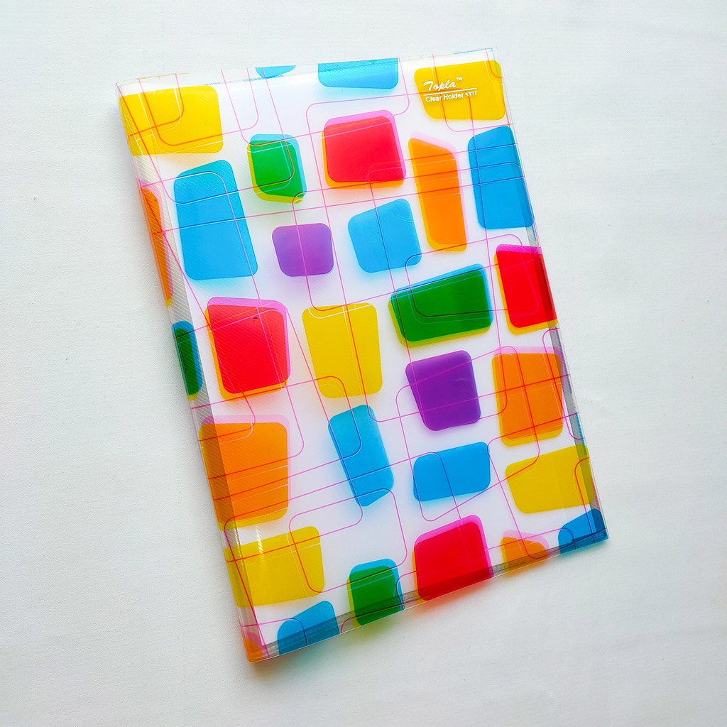 TTopla Map Clear Holder 333 Fancy isi 20 Lembar Ukuran Folio / Map ...