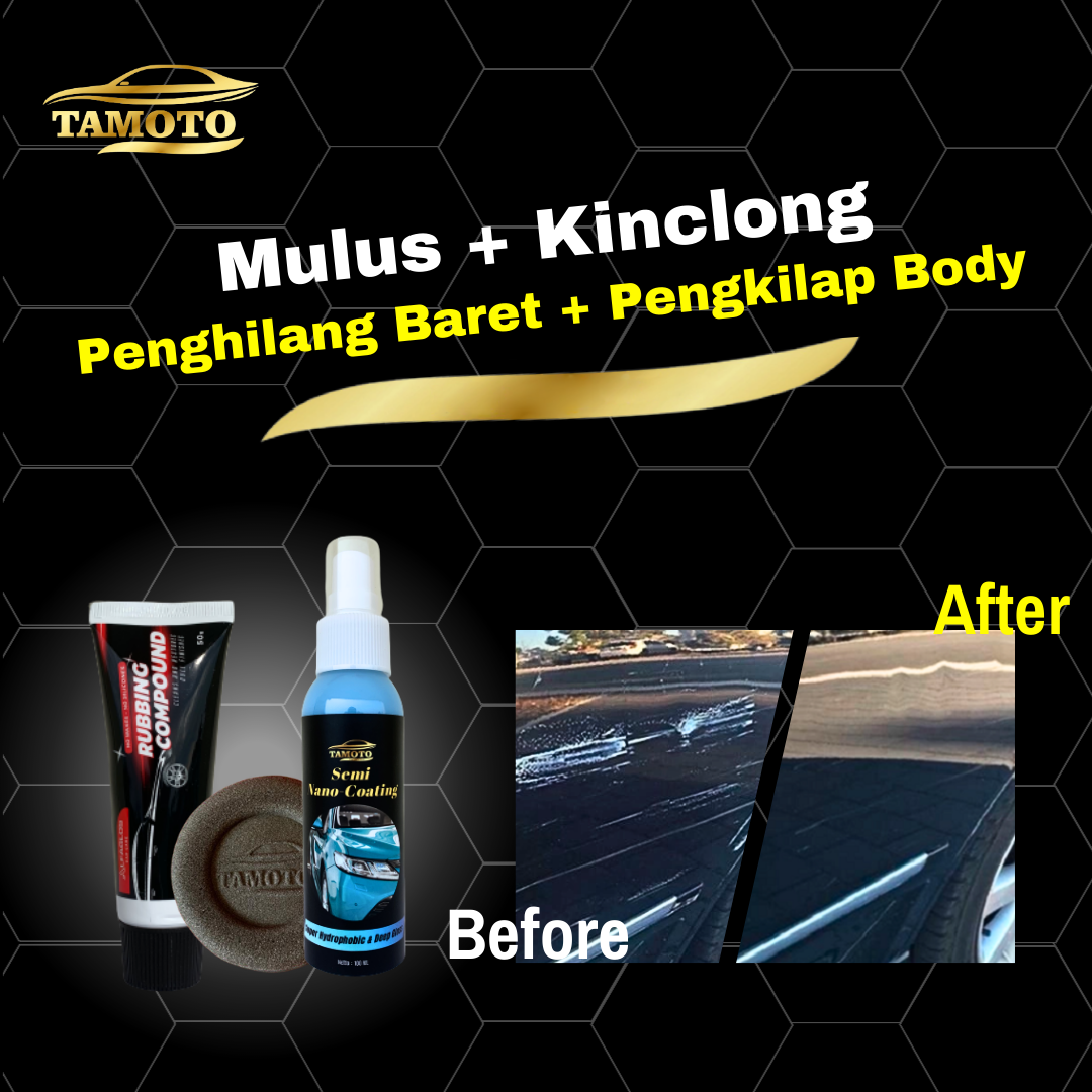 Obat kompon / penghilang baret goresan body mobil & motor / Rubbing ...