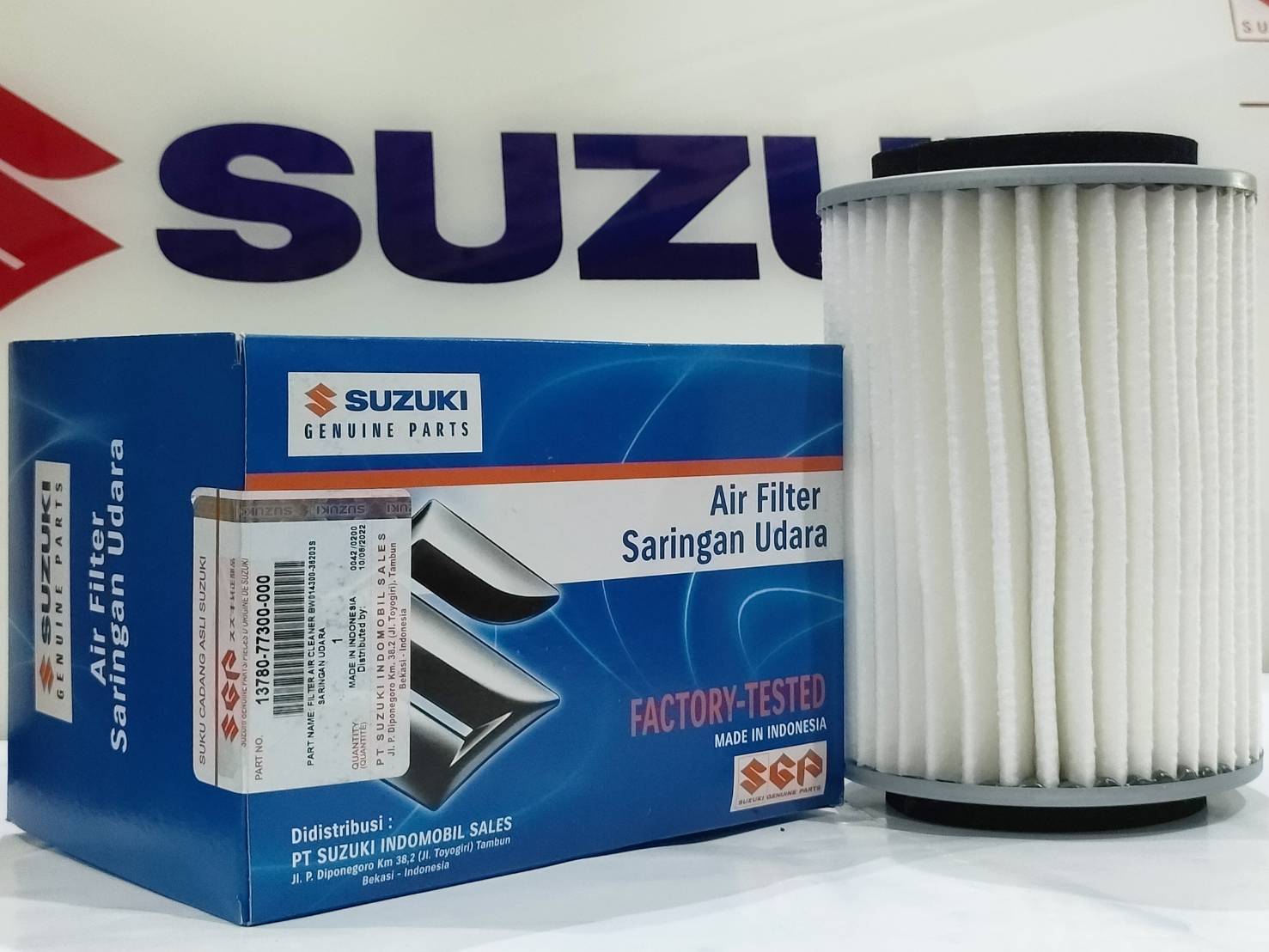 Filter Udara Suzuki Carry Extra/Katana SJ410 Asli Part No 13780 ...