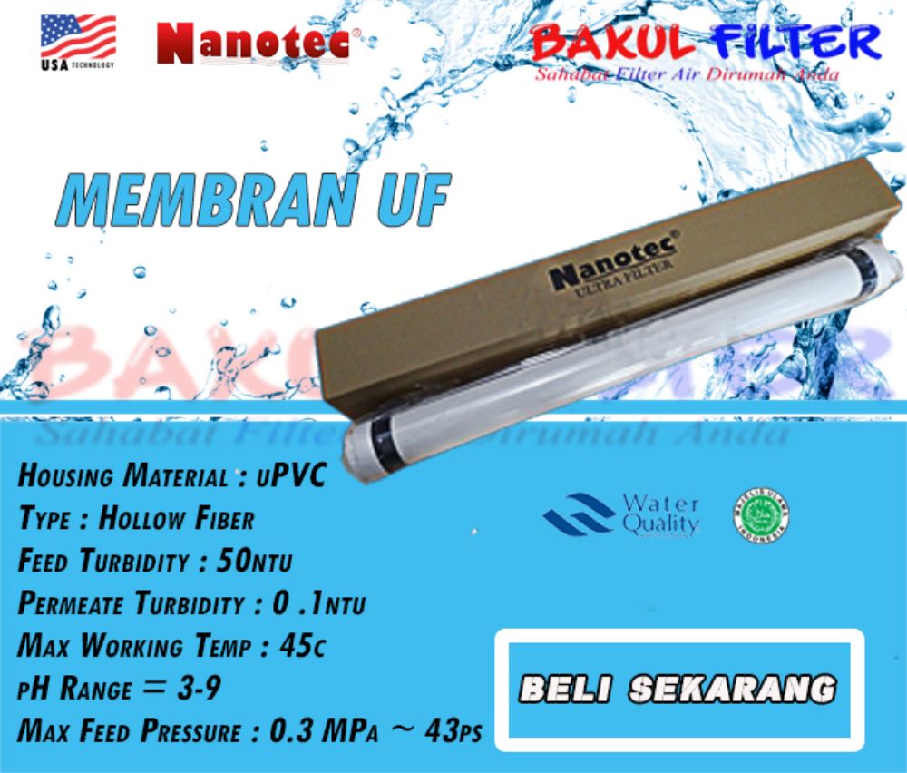 Membran ultrafiltrasi 4040 Nano Filter | Lazada Indonesia