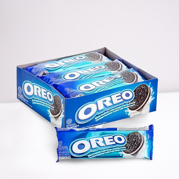 Biskuit Oreo Keping Roll Sandwich ice cream (1 pack 12 pcs x 38gr) oreo ...