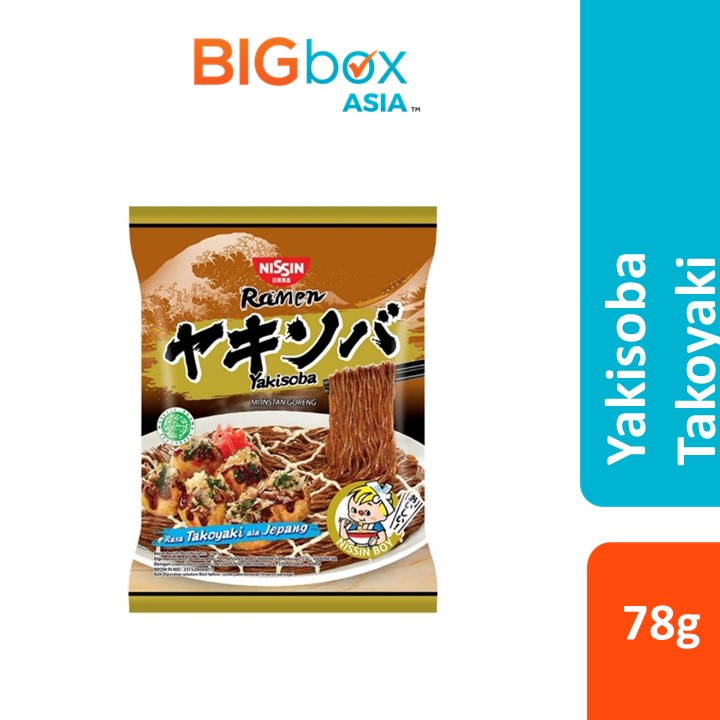 Nissin Ramen Pas Yakisoba Takoyaki Jepang - 78g | Lazada Indonesia