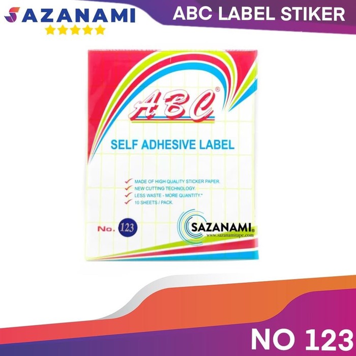 ABC LABEL 102 STIKER LABEL SELF ADHESIVE LABEL LABEL UNDANGAN | Lazada ...