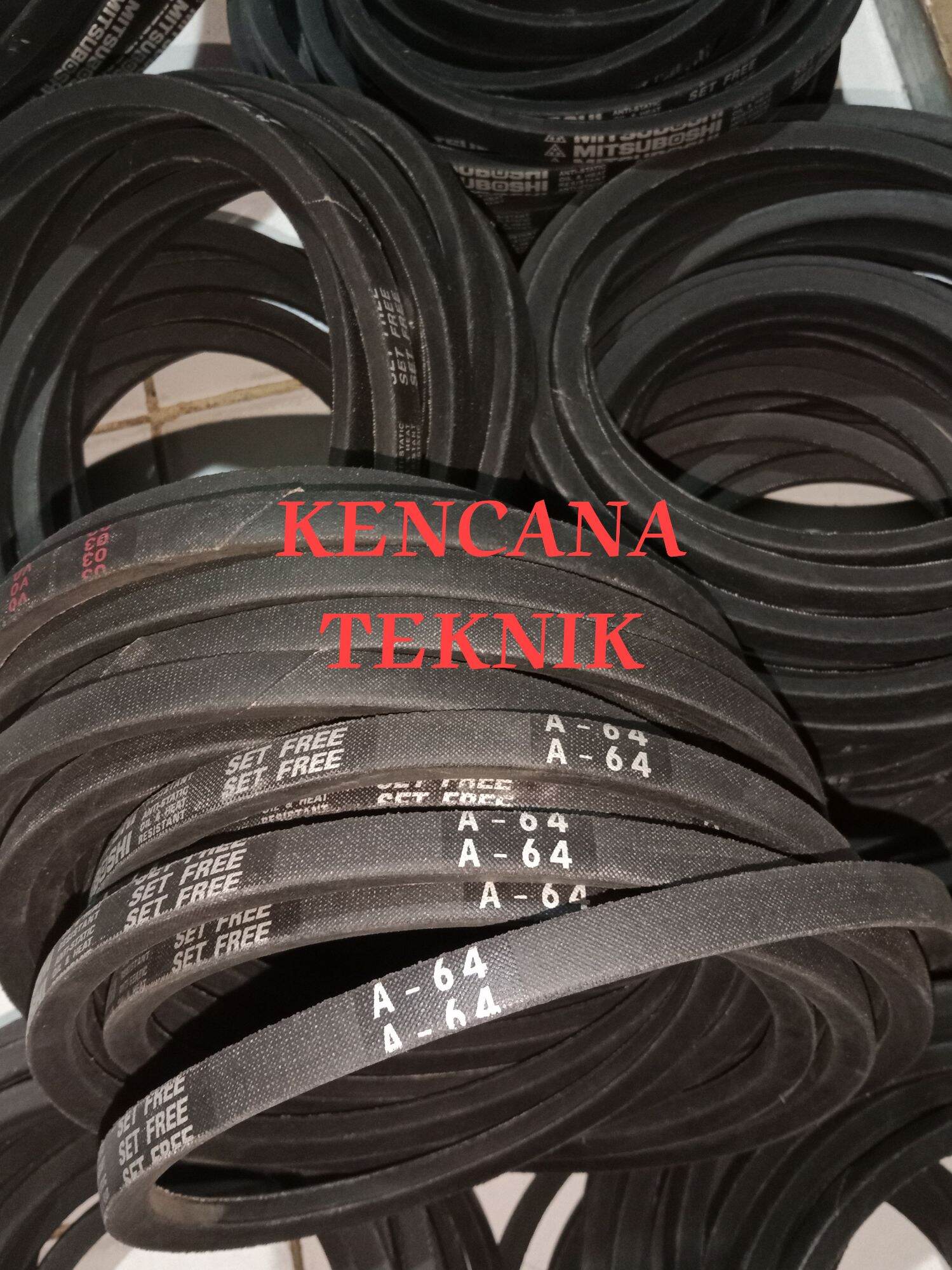 V BELT VANBELT FANBELT A64 MITSUBOSHI | Lazada Indonesia