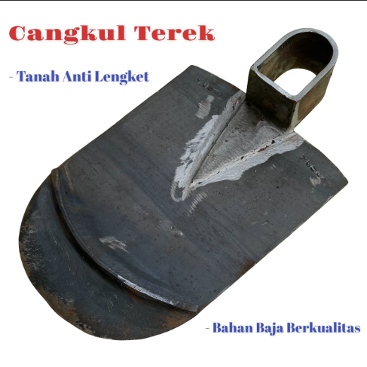 Cangkul Sawah Baja Terek Anti Lengket - Pacul Kebun Tanah Tidak Nempel ...