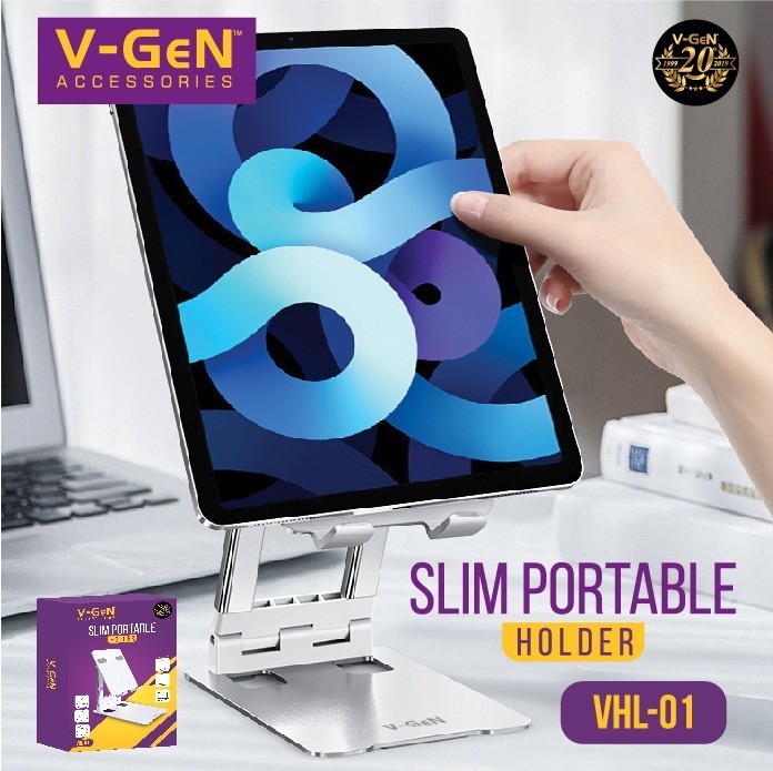 VGEN V-GeN VHL-01 Slim Portable Holder Tablet Stand | Lazada Indonesia