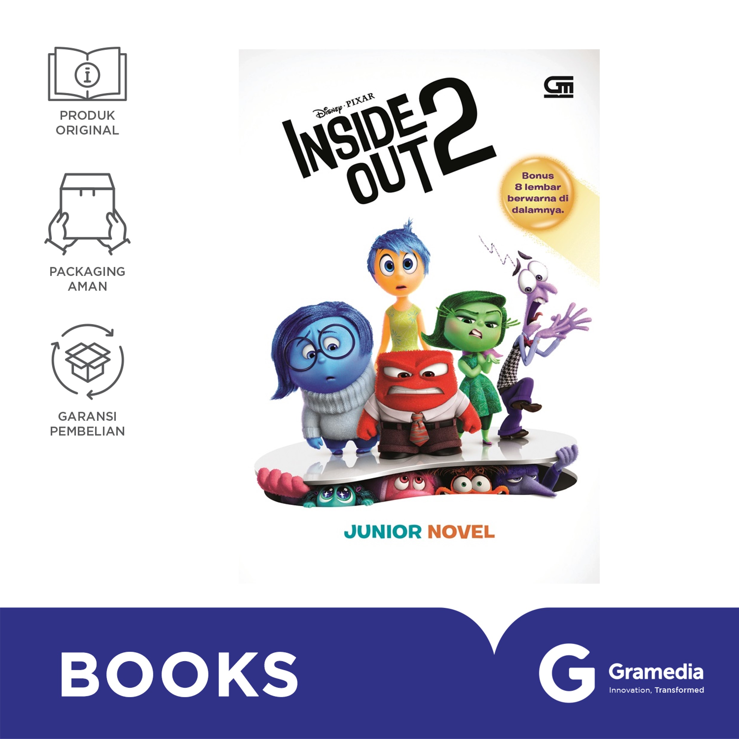 Buku Inside Out 2 - Junior Novel | Lazada Indonesia