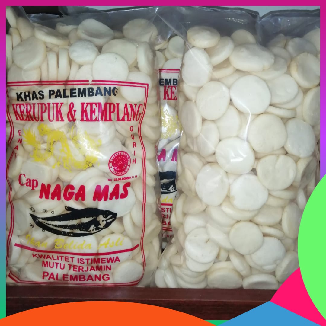 KEMPLANG MINI KHAS PALEMBANG 500 GRAM KERUPUK KEMPLANG NAGA MAS ASLI ...