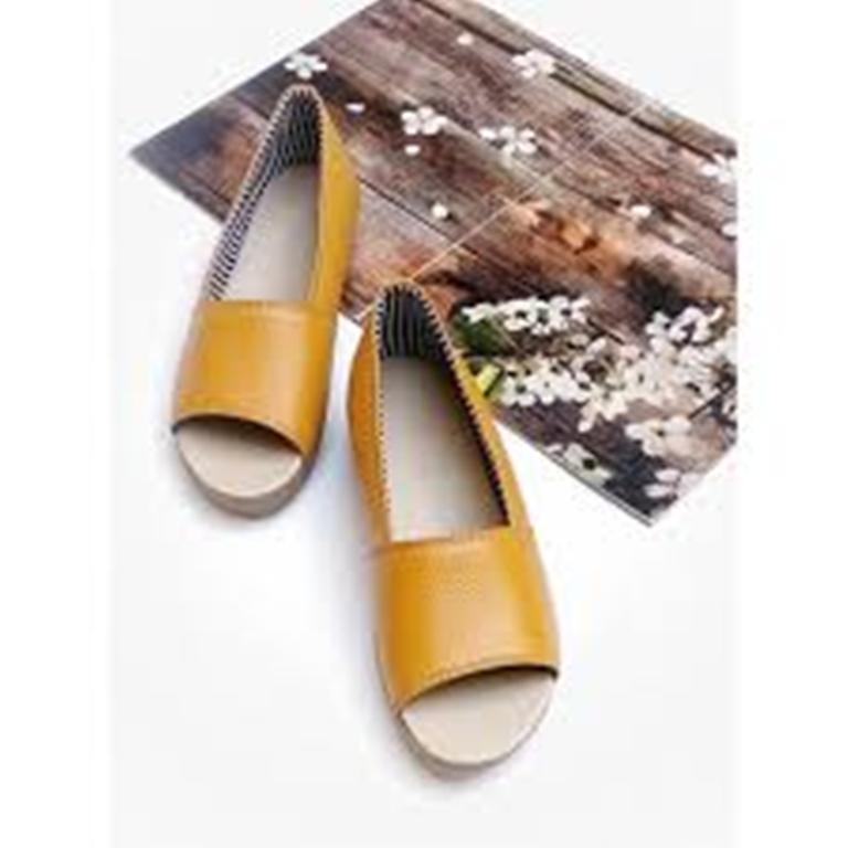 FASHION SEPATU SANDAL SELOP WANITA KULIT SAPI MODEL TAMARA TERBARU RL91 ...