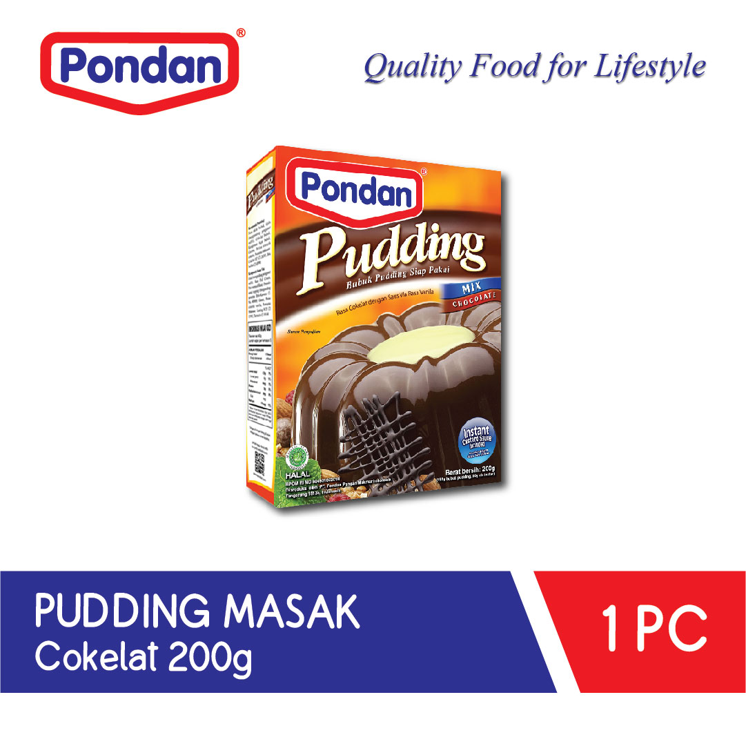 Pondan Pudding Cokelat 200g | Lazada Indonesia