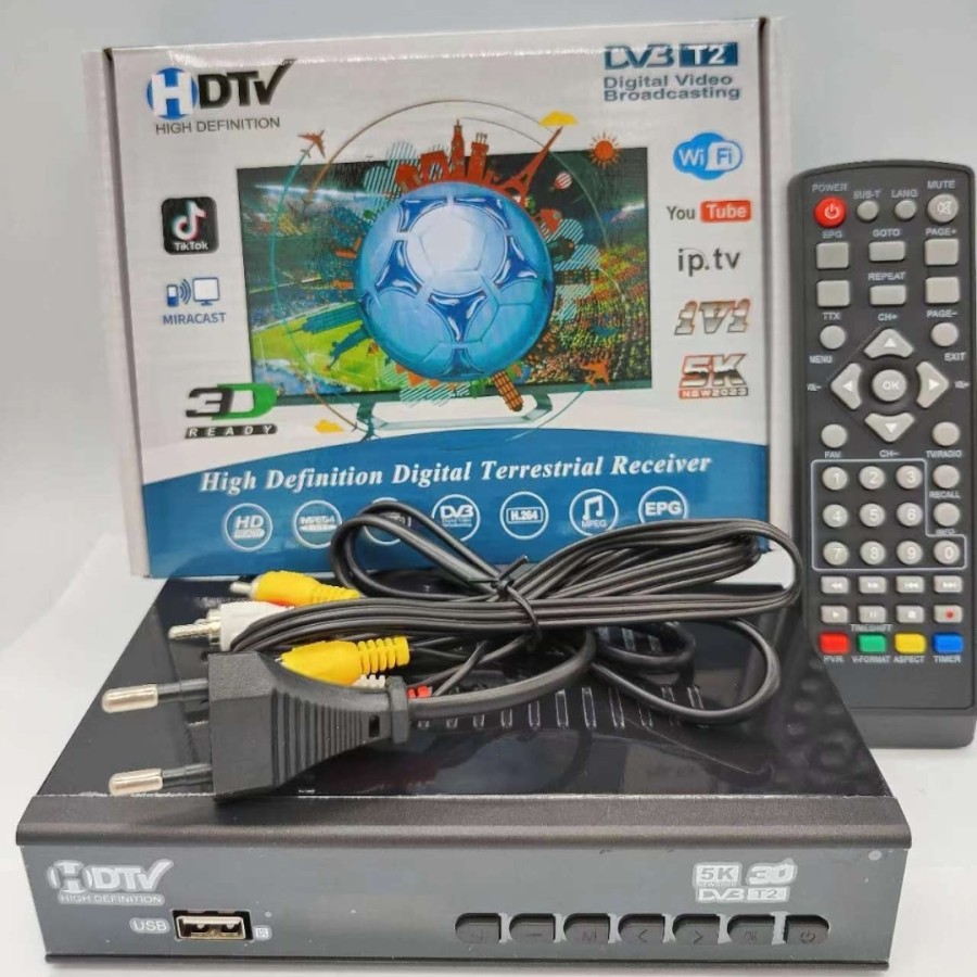 STB DVB T2 SET TOP BOX TV Digital receiver | Lazada Indonesia