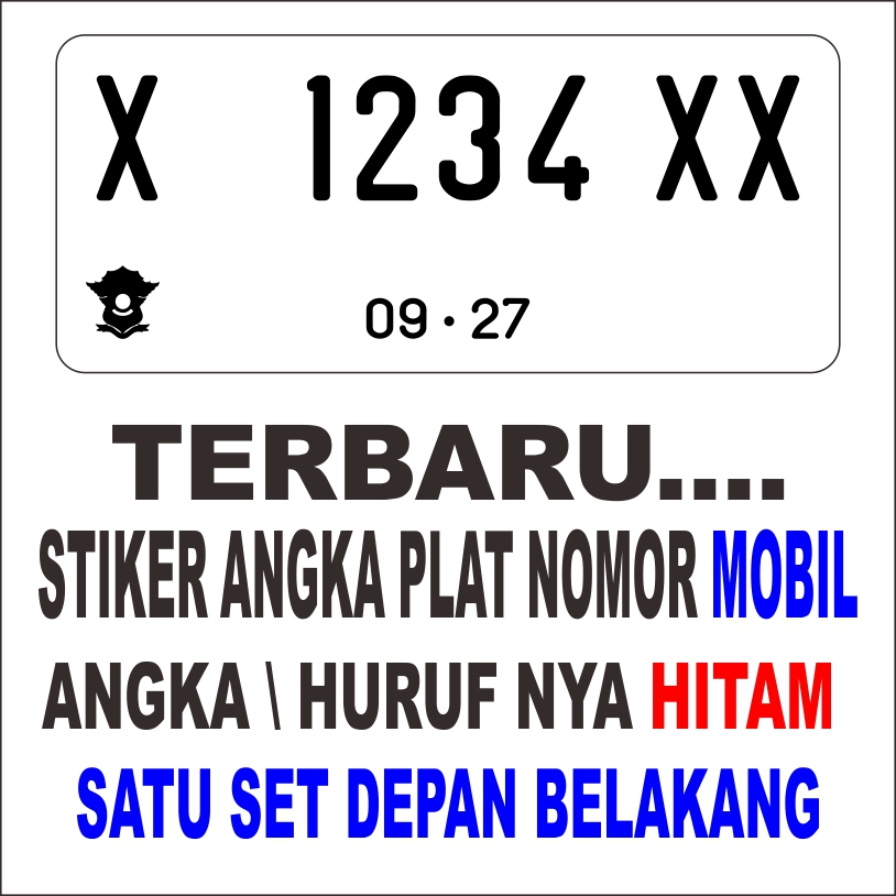 terbaru stiker skotlet plat nomor mobil angka dan huruf nya hitam ...