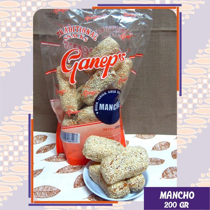 Kue Mancho Selimut Wijen Jajanan Istimewa Ganeps Traditional Snack ...