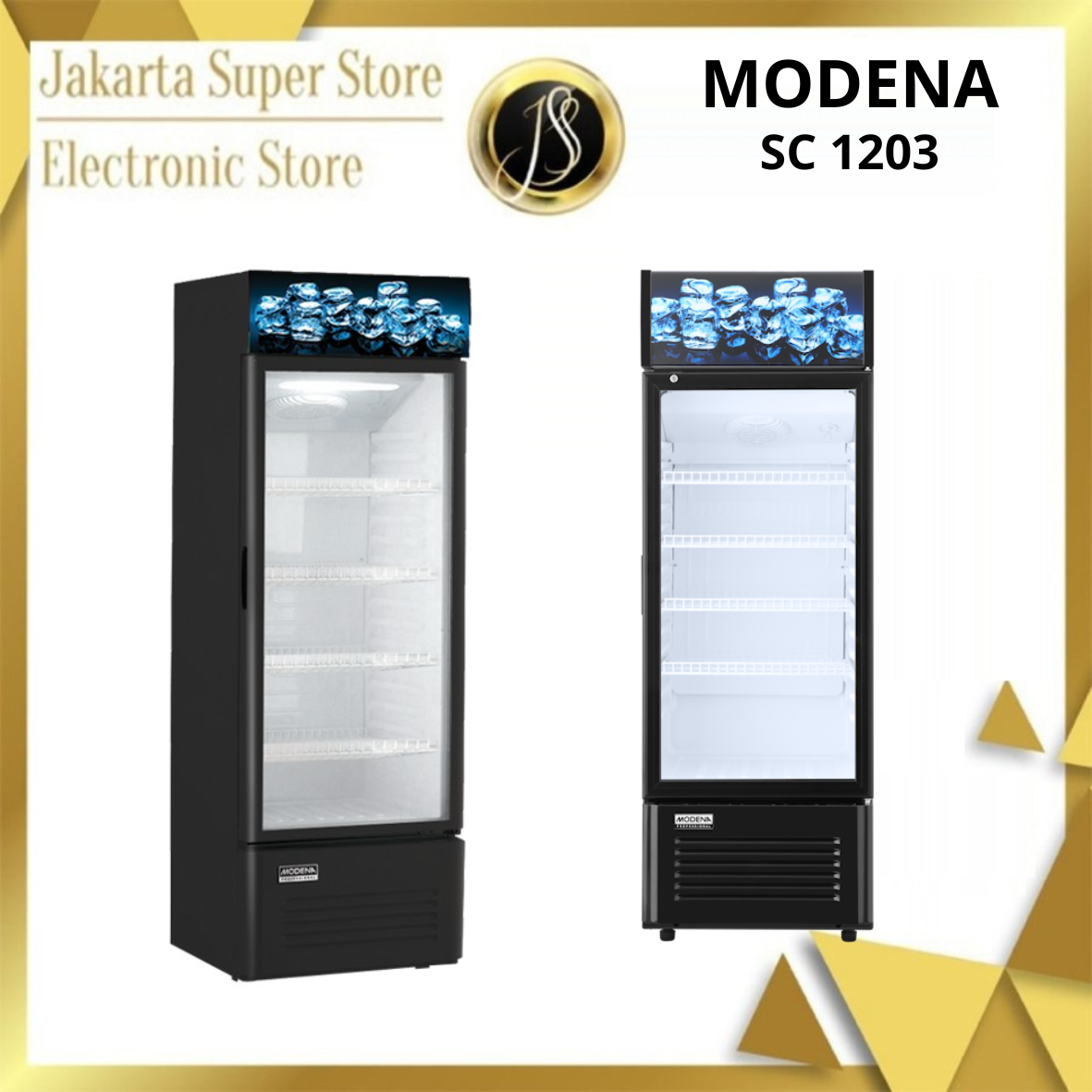 SHOWCASE MODENA SC-1203 DISPLAY COOLER 4 RAK | Lazada Indonesia