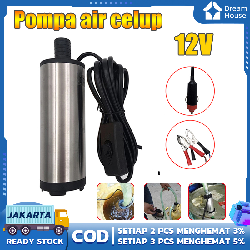 (dalam Stok) Pompa Minyak Celup Air Mini Kecilmp Mini Oli Solar Air ...