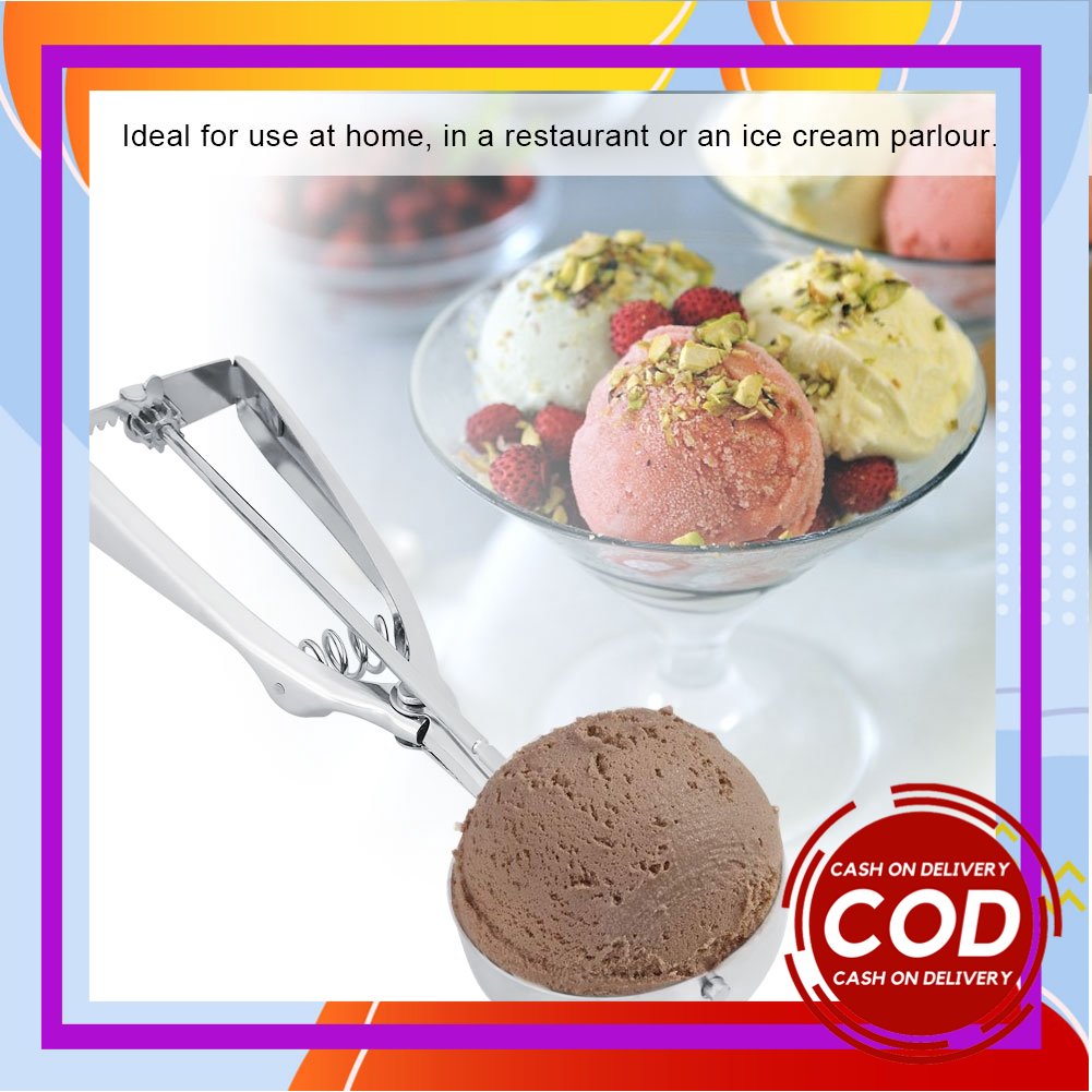 FLASHSALE! Sendok Es Krim Stainlees 5cm / Scoop Es Krim - Ice Cream ...