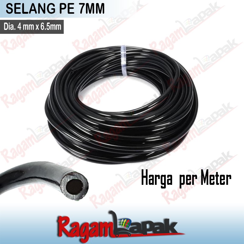 Selang PE 7 Mm - Selang Hidroponik / Selang Irigasi / Sprayer / Fogger ...