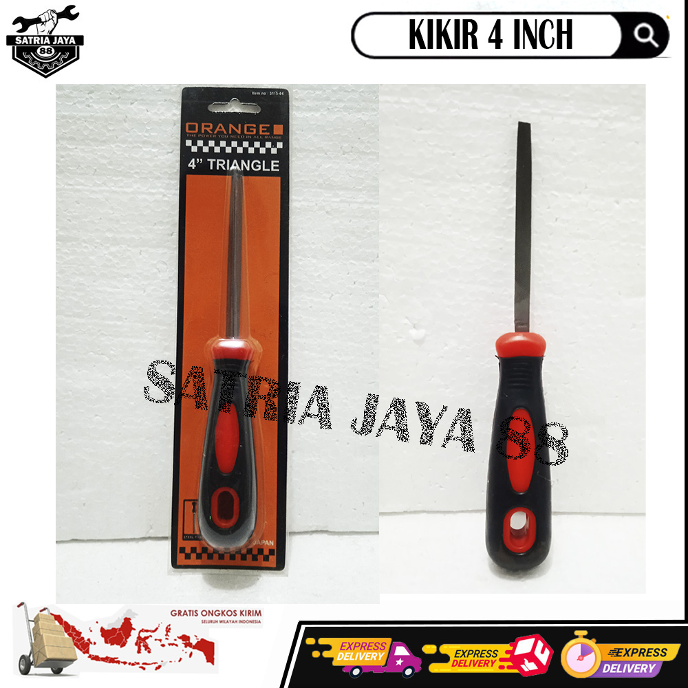 KIKIR SEGITIGA 4 INCH-kikir senso oregon kecil-kikir besi baja asli ...