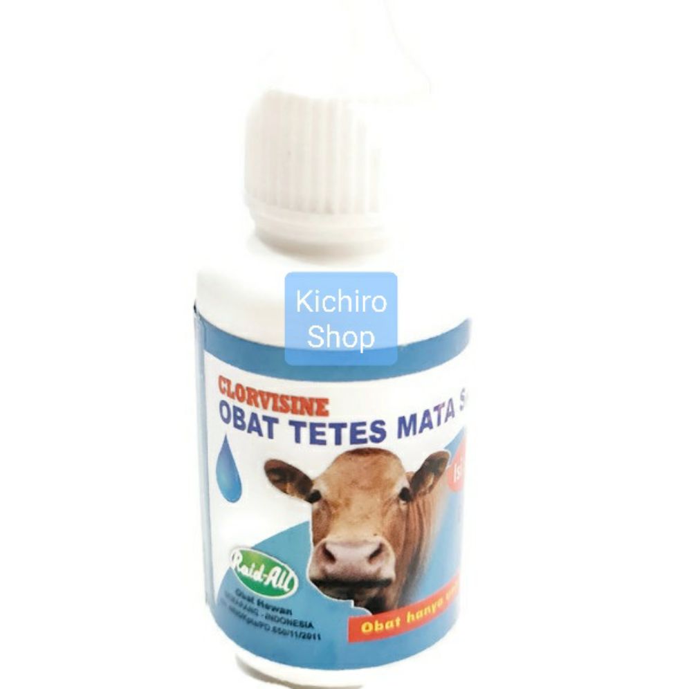 Clorvisine Raid All 30ml untuk Sapi Kambing Domba Obat Tetes Mata Sapi ...