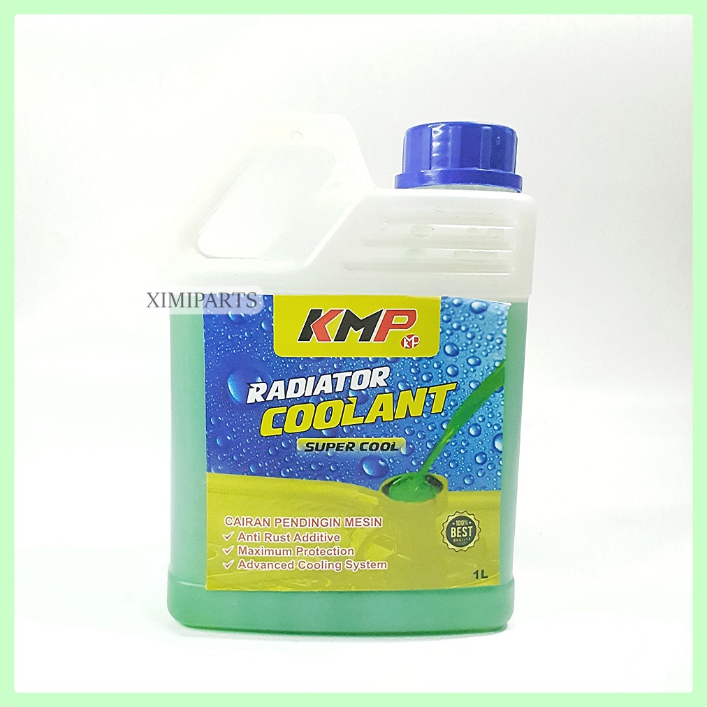 AIR RADIATOR COOLANT 1 LITER 1L HIJAU KMP CAIRAN PENDINGIN MESIN MOTOR MOBIL | Lazada Indonesia