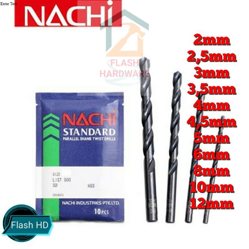 Mata bor besi NACHI bor baja lengkap varian ukuran | Lazada Indonesia