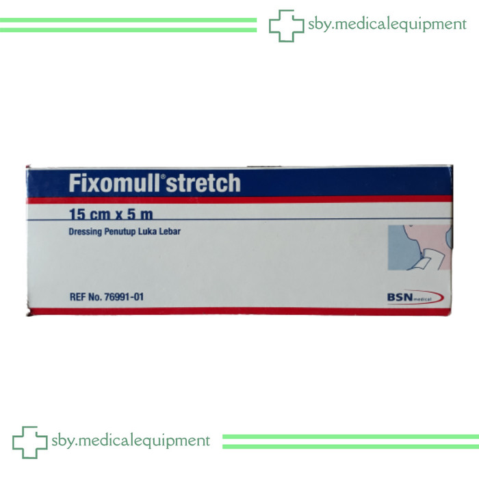 Fixomull Stretch 15 cm x 5 m Dressing Penutup Luka Plester Luka ...