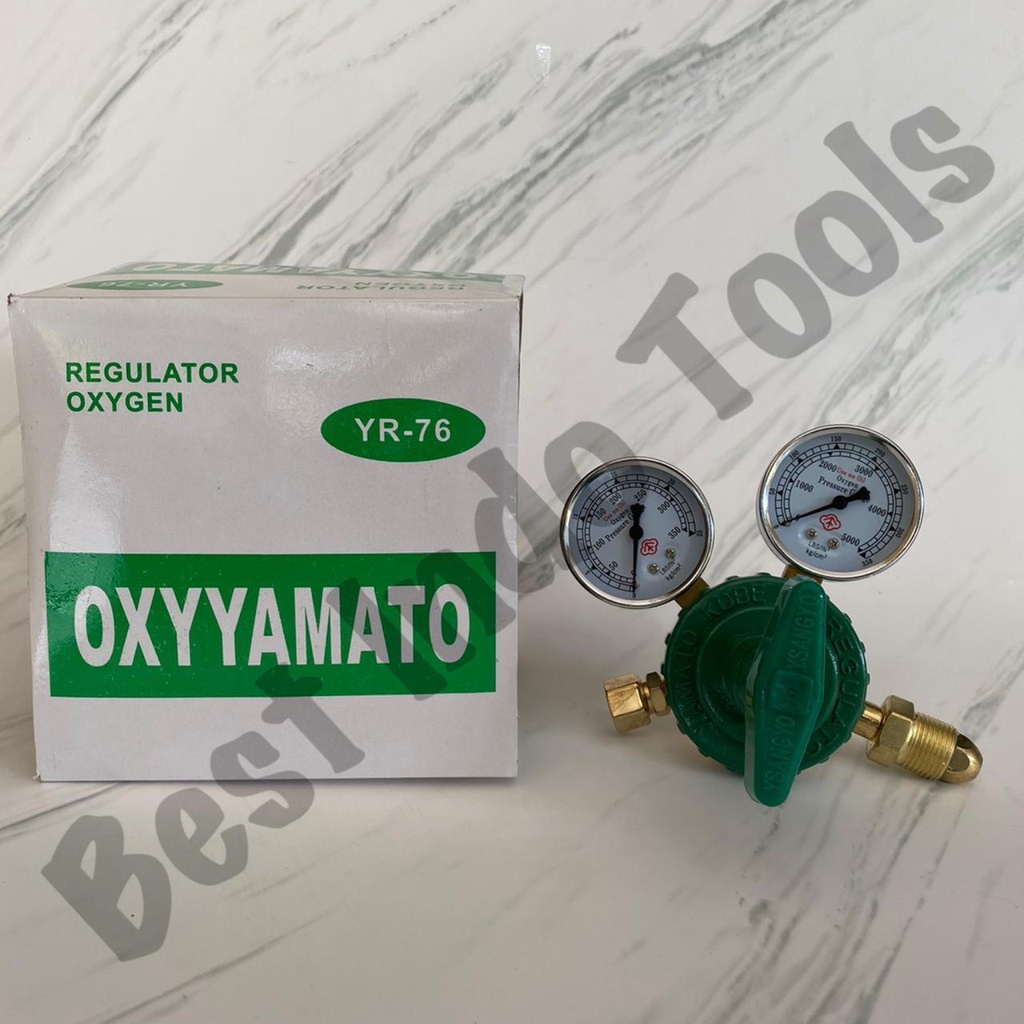 REGULATOR YAMATO OXY OXYGEN YR-76 LAS TABUNG GAS OKSIGEN WELDING | Lazada Indonesia