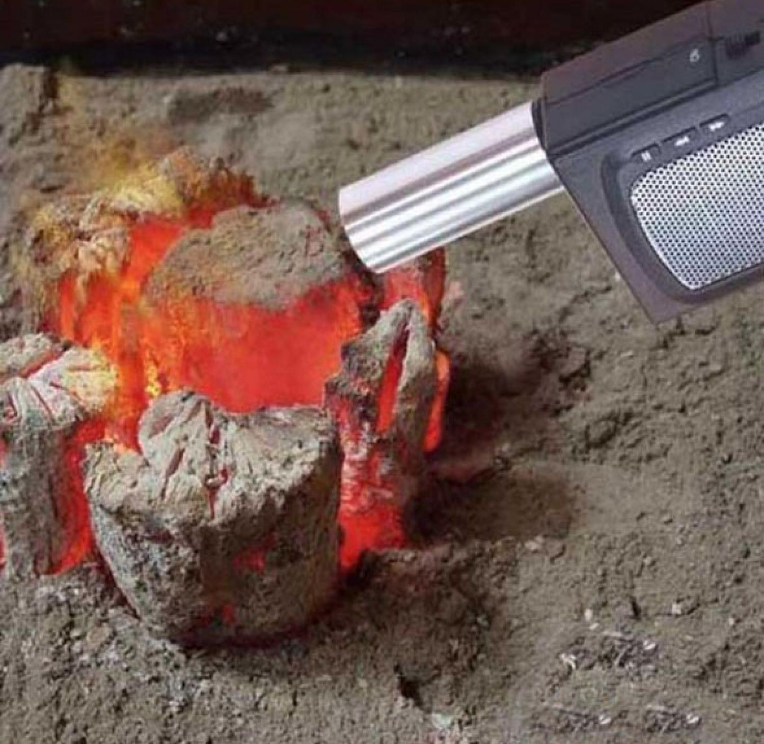 Gricc Ventilator Kipas Angin BBQ Air Blower Electric Bodi Plastik ...