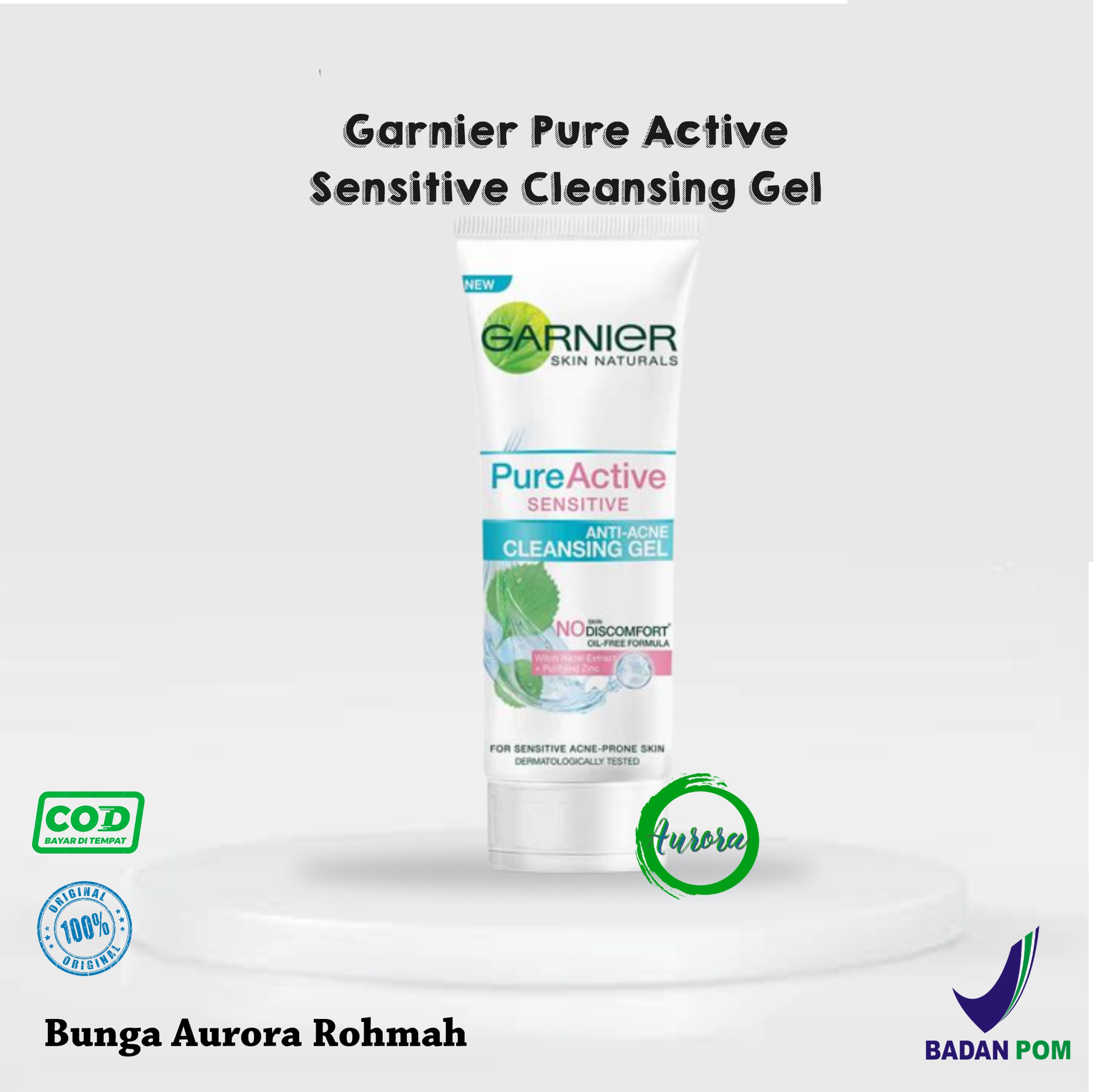Garnier Pure Active Sensitive Anti-Acne Cleansing Gel - 100ml | Lazada ...