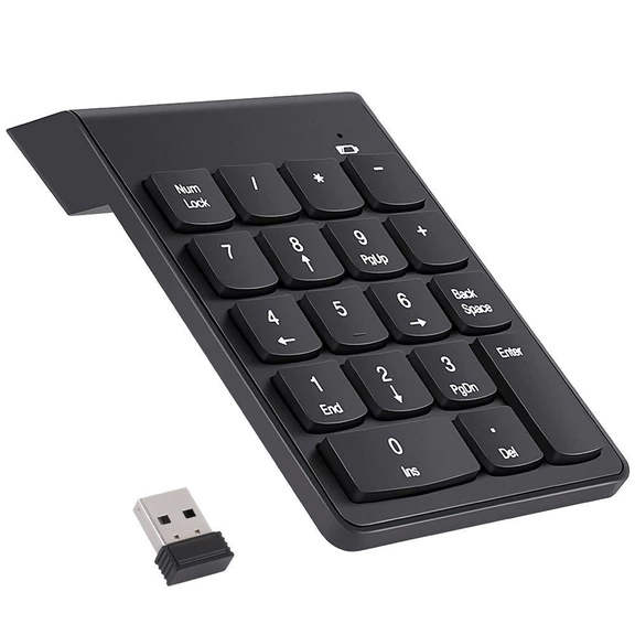 Keyboard Angka Hitung - Wireless Numeric Keypad 2.4 GHz - Bluetooth ...