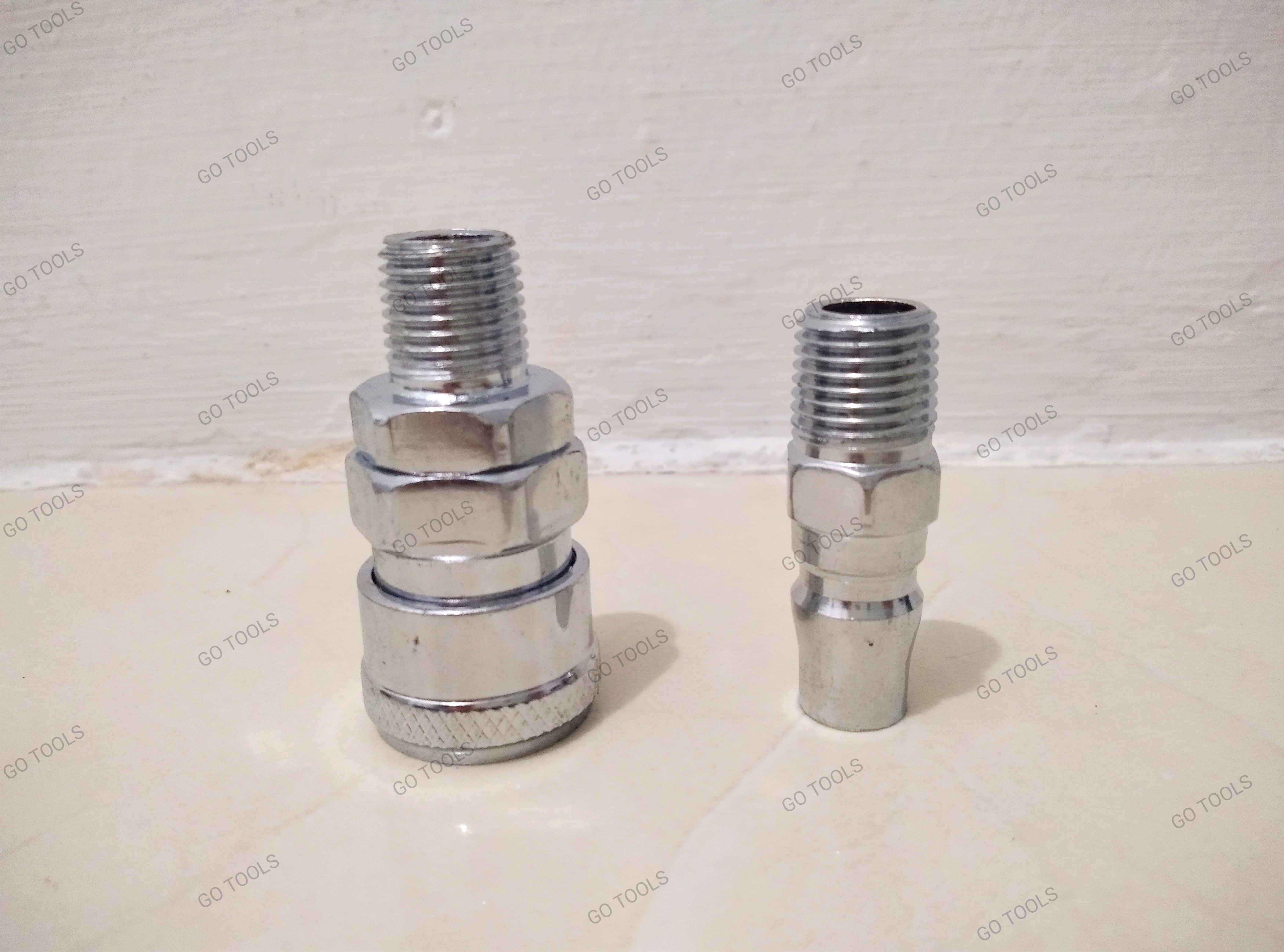 Quick Coupler Sambungan Selang Angin Kompresor set SM PM Set Fitting ...