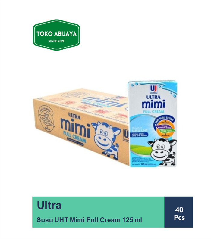 Susu Ultra Mimi Full cream 1 Karton isi 40 Pcs | Lazada Indonesia
