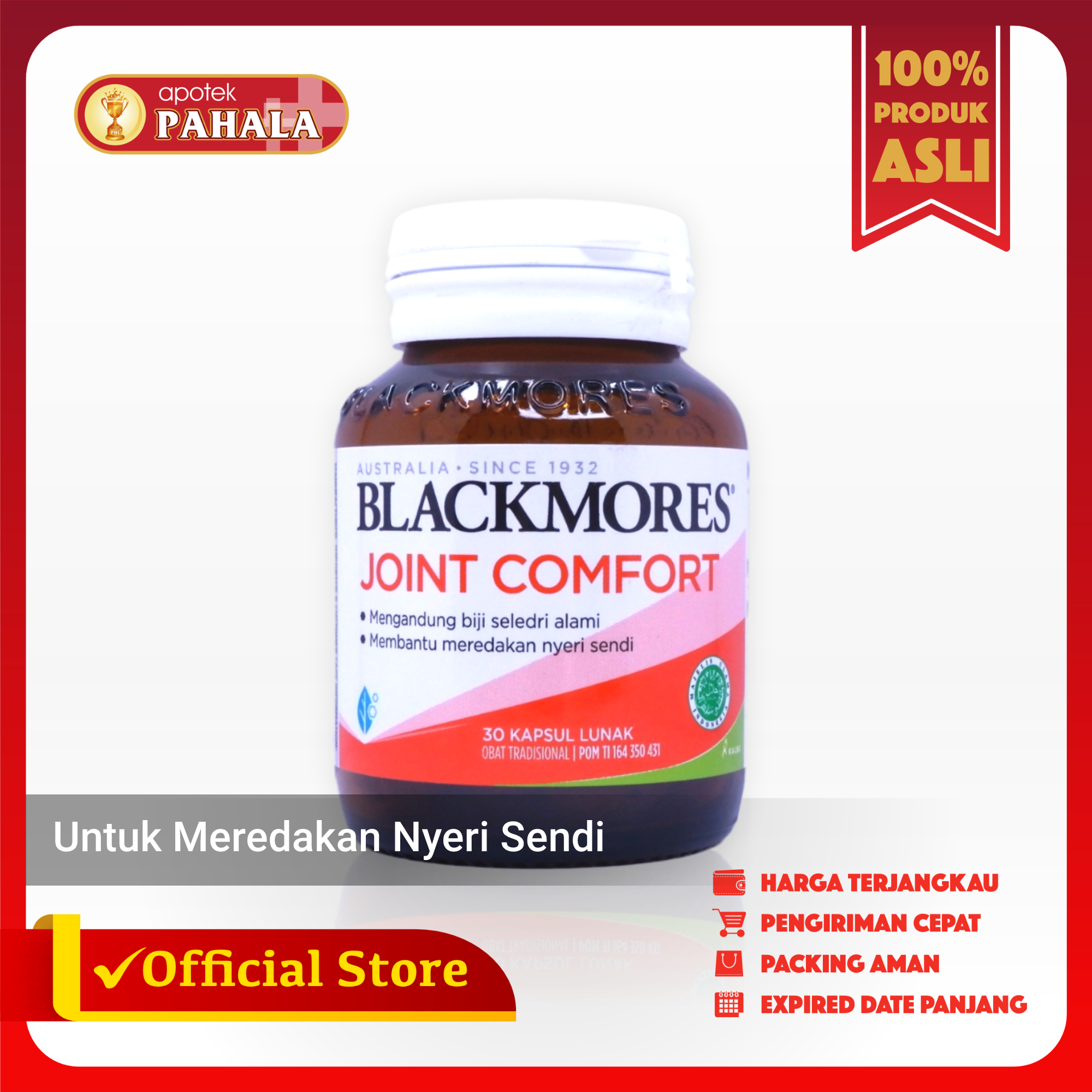Blackmores Joint Comfort 30 | Untuk Meredakan Nyeri Sendi | Lazada ...