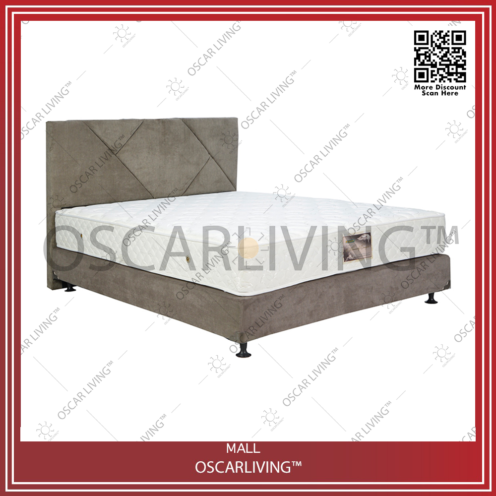 Kasur Springbed Quantum Heavenly Comfort HB Grande Kasur Putih Fullset ...