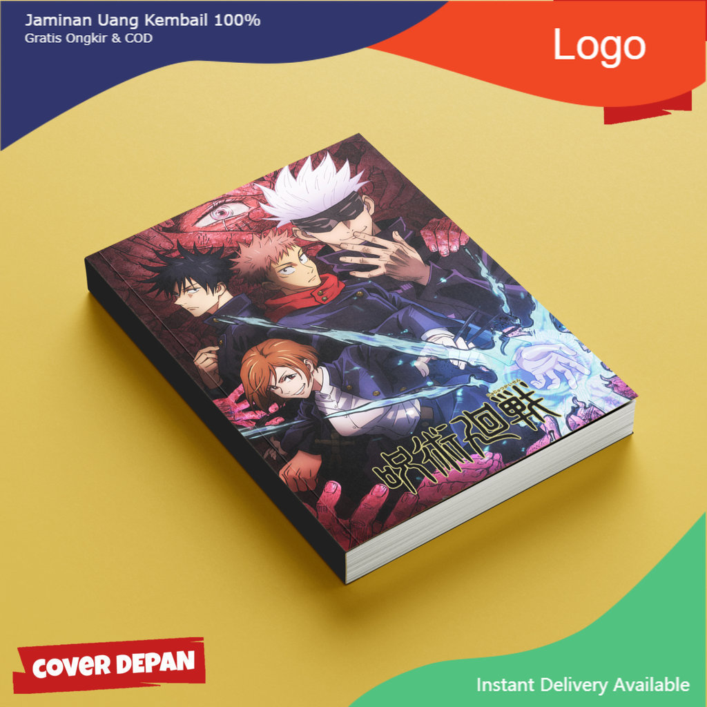 Pocket Note Anime Jujutsu Kaisen Season 1 Softcover A6 Buku Tulis ...