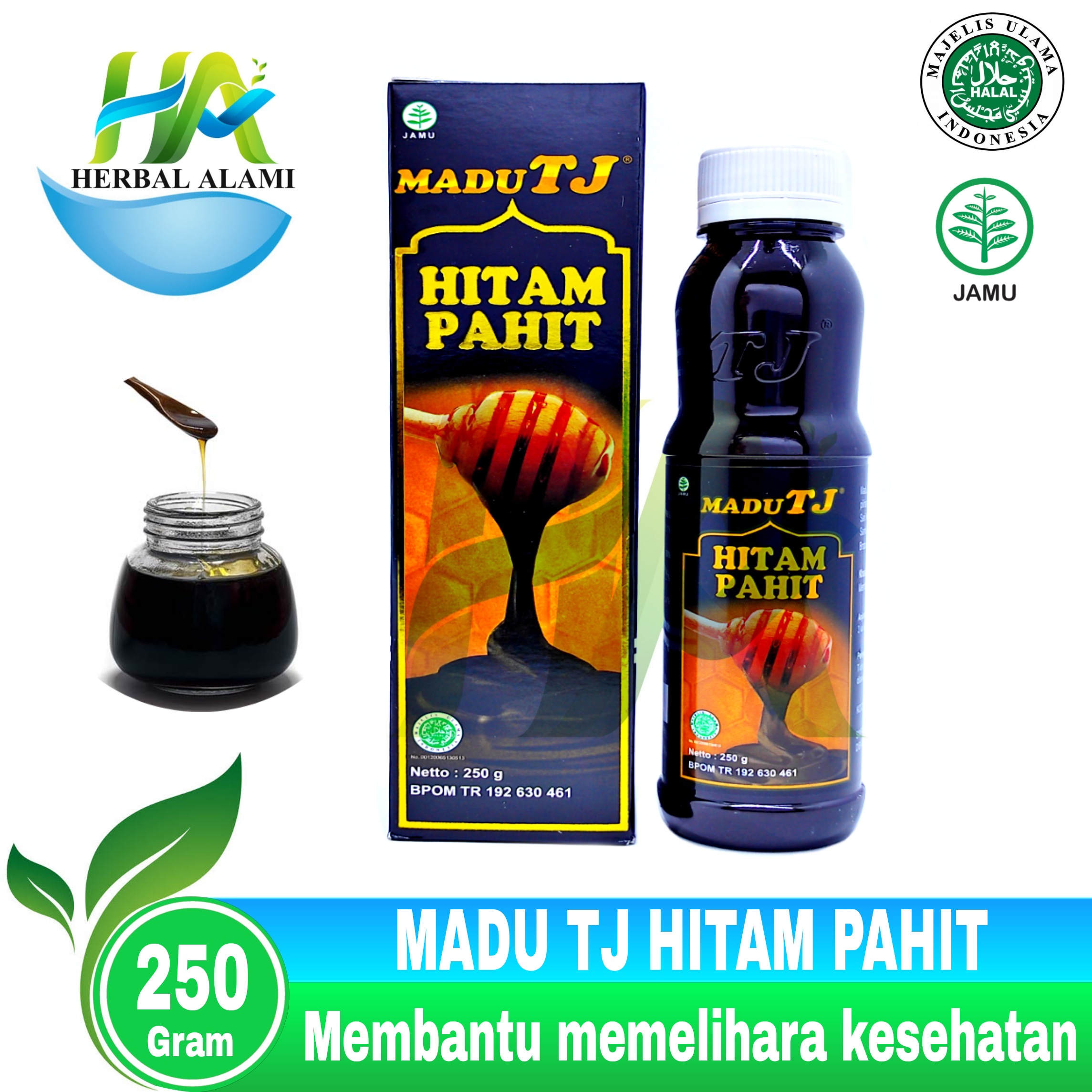 Madu TJ Hitam Pahit 250 gr | Lazada Indonesia