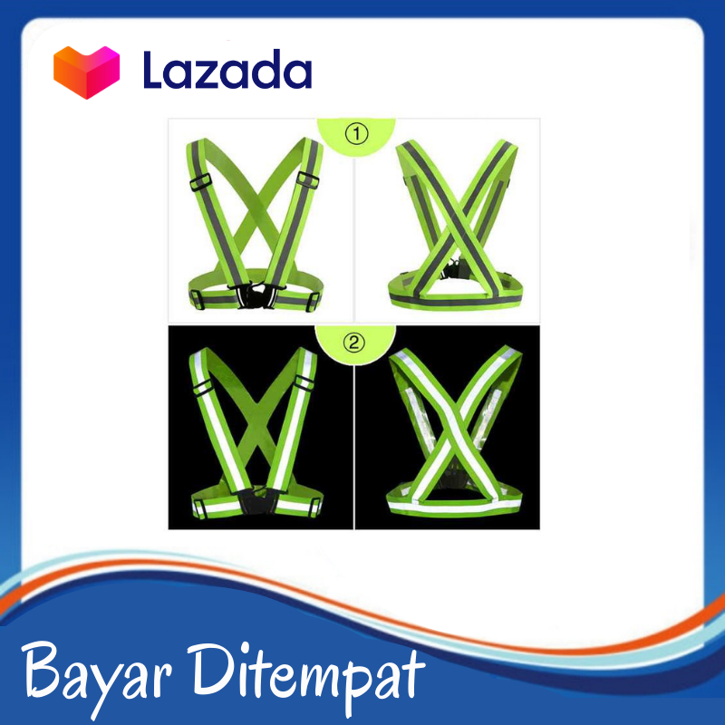 Rompi Sabuk Keselamatan dengan Reflektif / Rompi Keselamatan Menyala ...