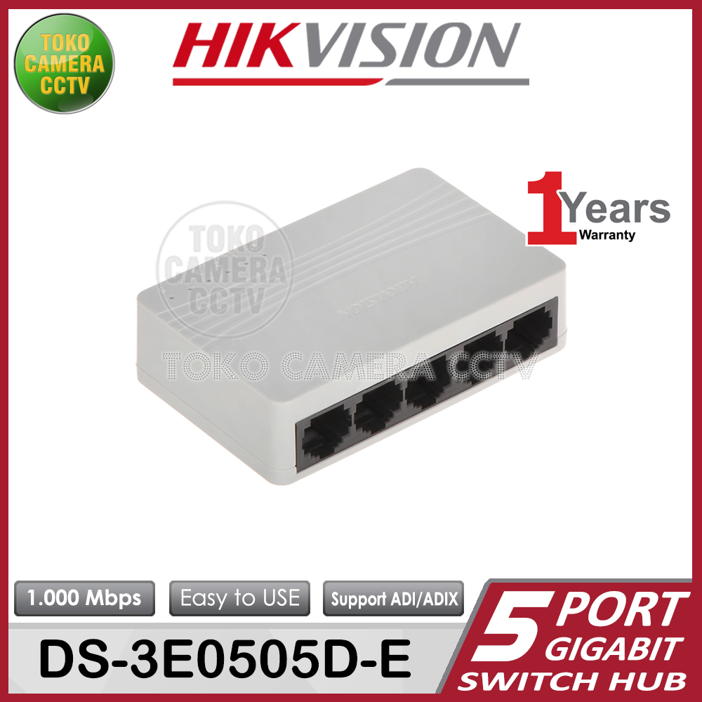 SWITCH HUB GIGABIT HIKVISION 5 PORT | Lazada Indonesia