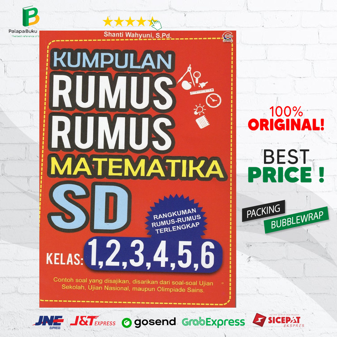 KUMPULAN RUMUS RUMUS MATEMATIKA SD KELAS 1,2,3,4,5,6 | Lazada Indonesia