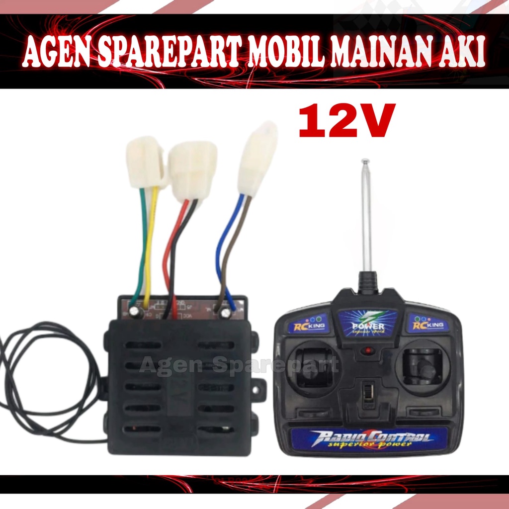⚡Ready⚡ Receiver+Remote Control 2,7Ghz 12v Radio (modul PCB) mobil aki ...
