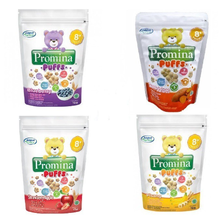 Promina Puffs Baby 8 bulan Biskuit Bayi | Snack Bayi | Lazada Indonesia