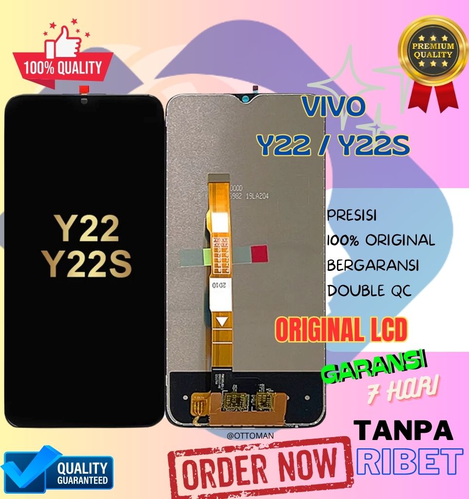 lcd touchscreen vivo y22 2022 / V2207 original oem | Lazada Indonesia