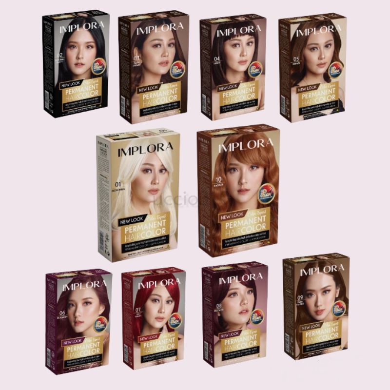 IMPLORA Permanent Hair Color | Lazada Indonesia