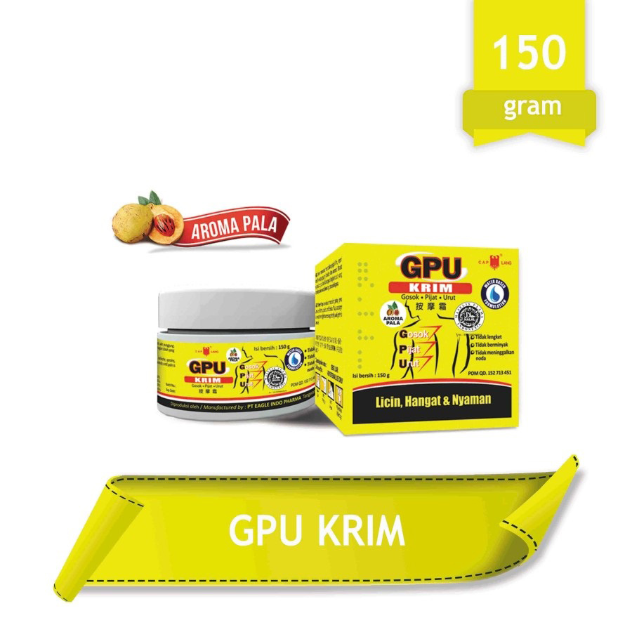 Cap Lang GPU Krim Minyak Pala | Lazada Indonesia