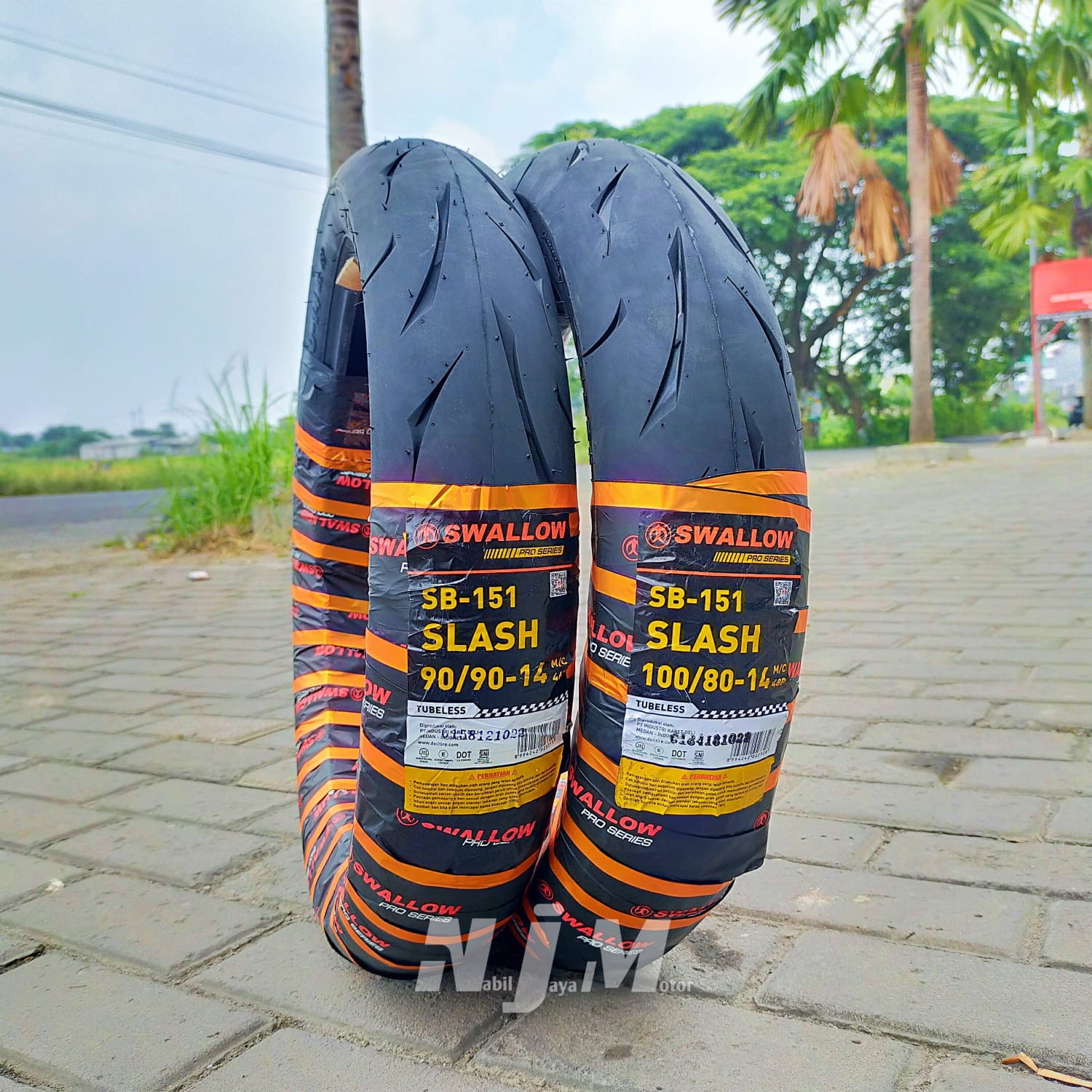 Ban Motor SWALLOW SLASH 90/90-14 Dan 100/80-14 Soft Compound Ring 14 ...