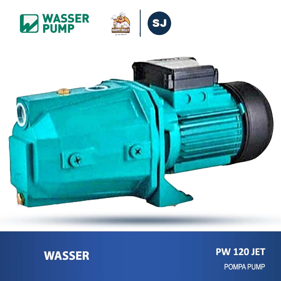 WASSER Semi Jet Pump Pompa Dangkal PW-120JET / PW120JET / PW 120 JET ...